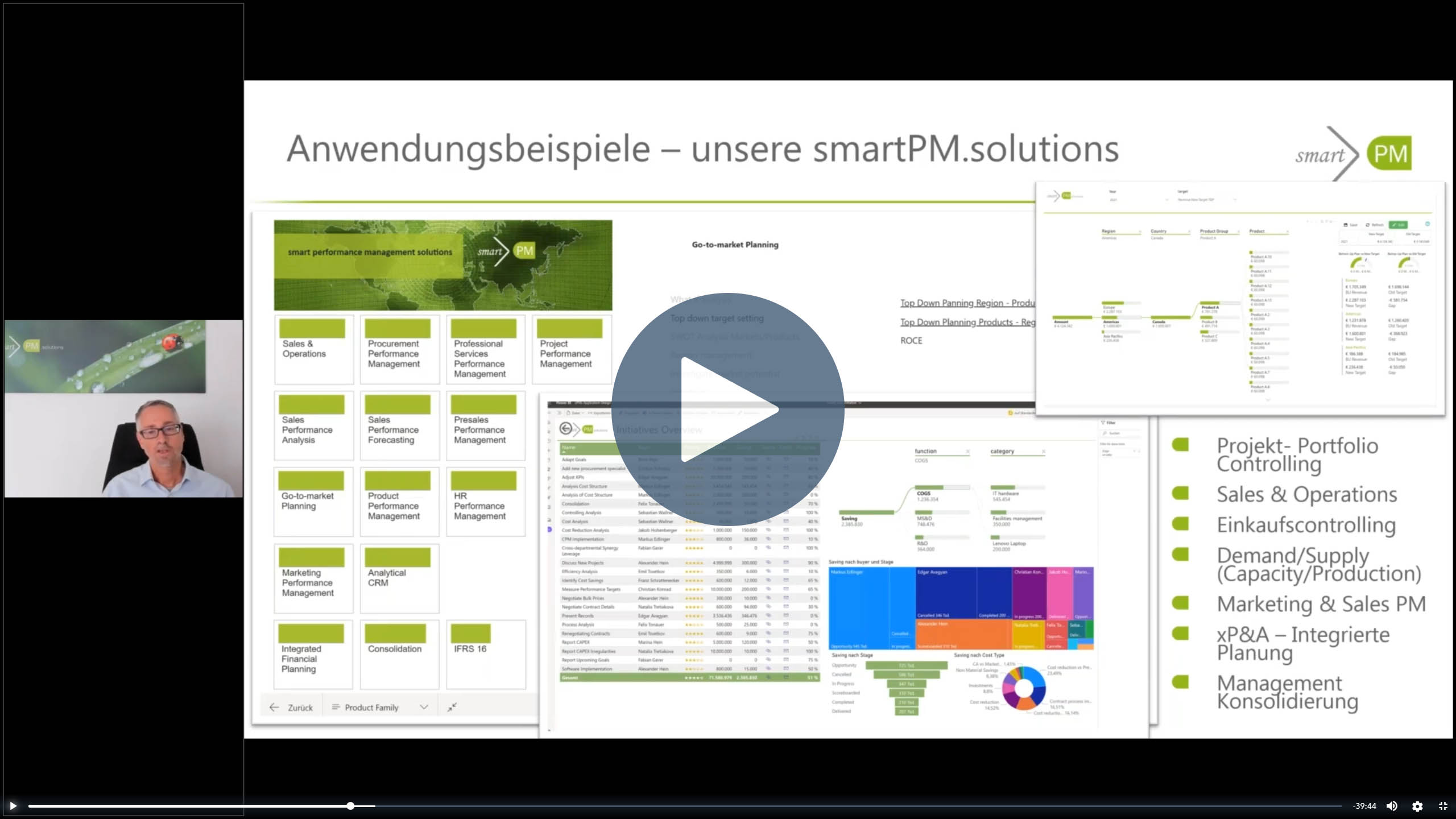 Planen in Microsoft Power BI Video - smartpm.solutions